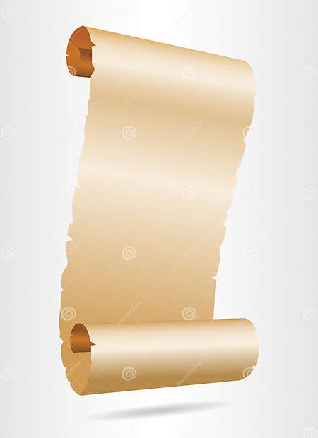 Old blank paper script. stock vector. Illustration of template - 80303639