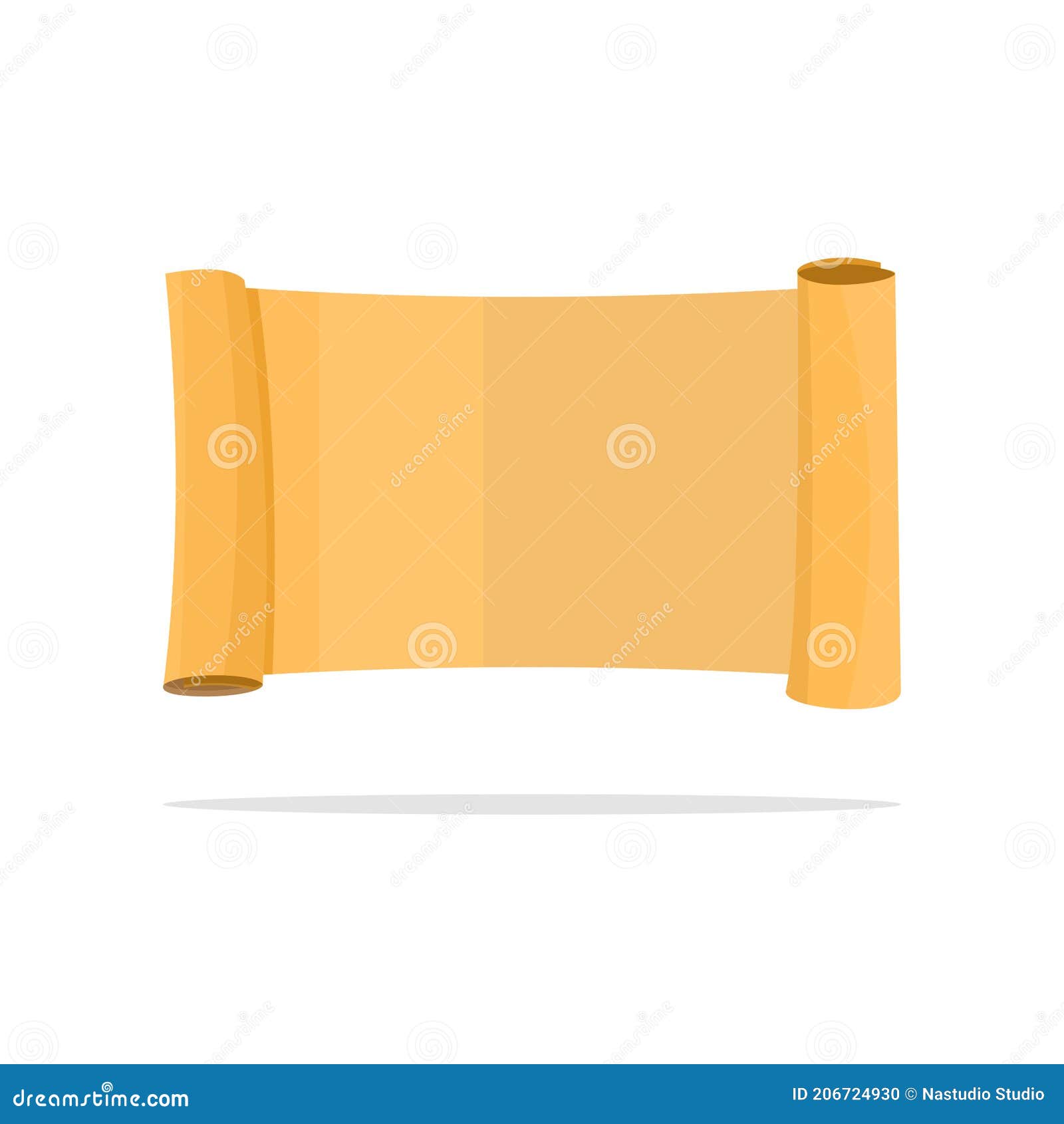 Old Blank Paper Script. Vintage Old Paper Stock Vector - Illustration ...