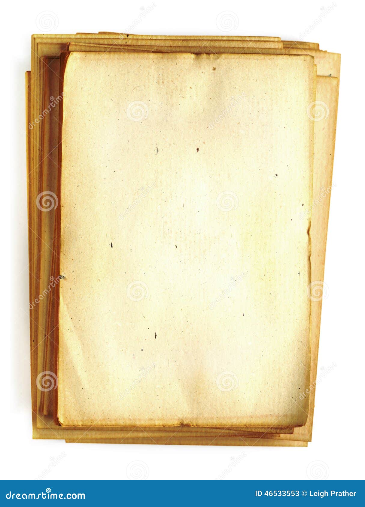 Old blank paper stock image. Image of ripped, rough, page - 46533553