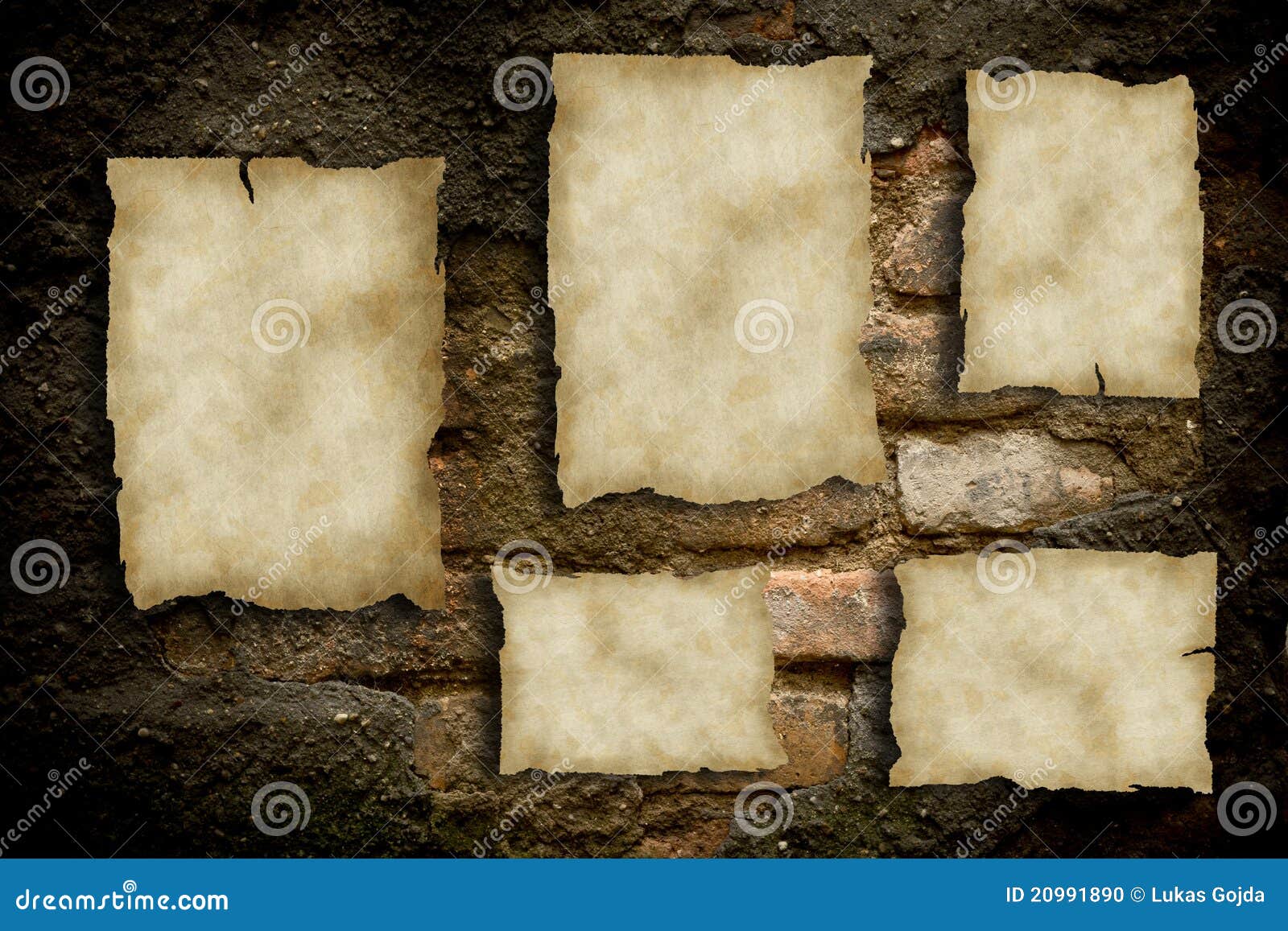 Old blank papers stock illustration. Illustration of letter - 20991890