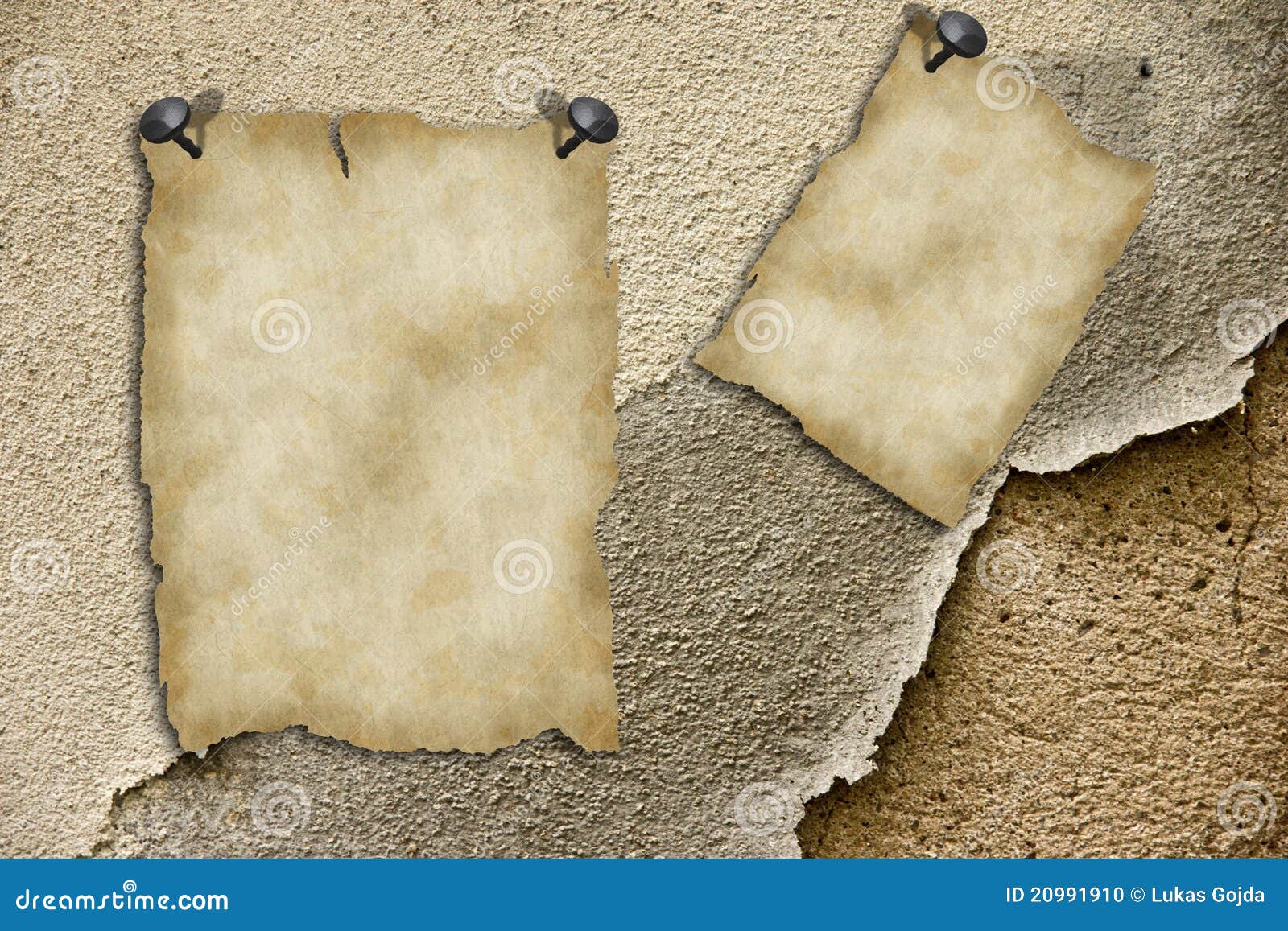 Old blank papers stock illustration. Illustration of historic - 20991910