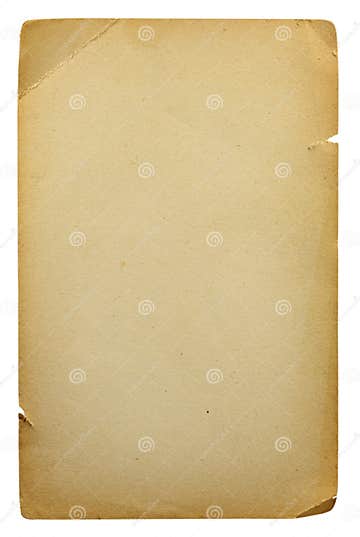 Old blank sheet of paper stock photo. Image of edge, burnt - 5817466
