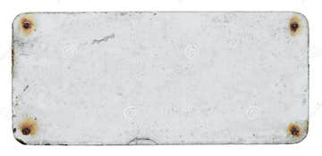 Old Blank Sign stock photo. Image of plate, vintage, white - 24668412