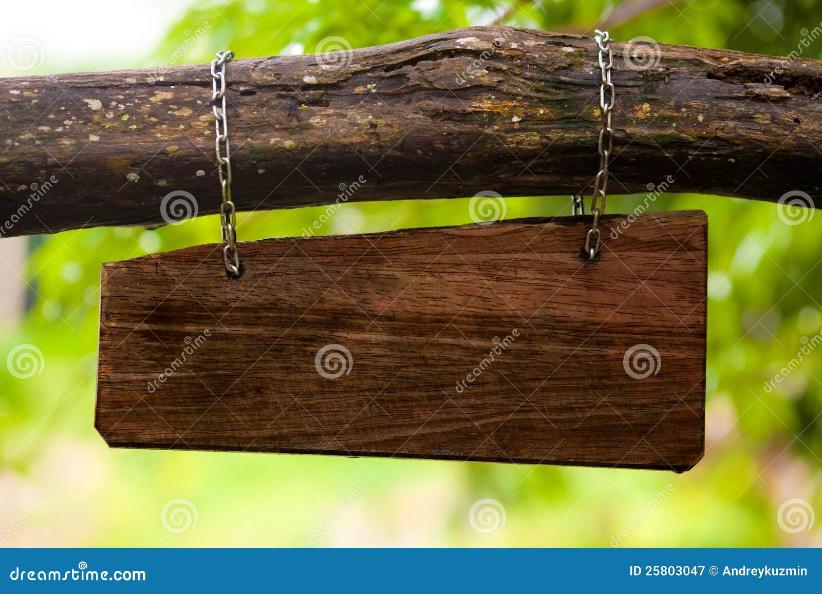 Old blank wooden signboard stock image. Image of empty - 25803047