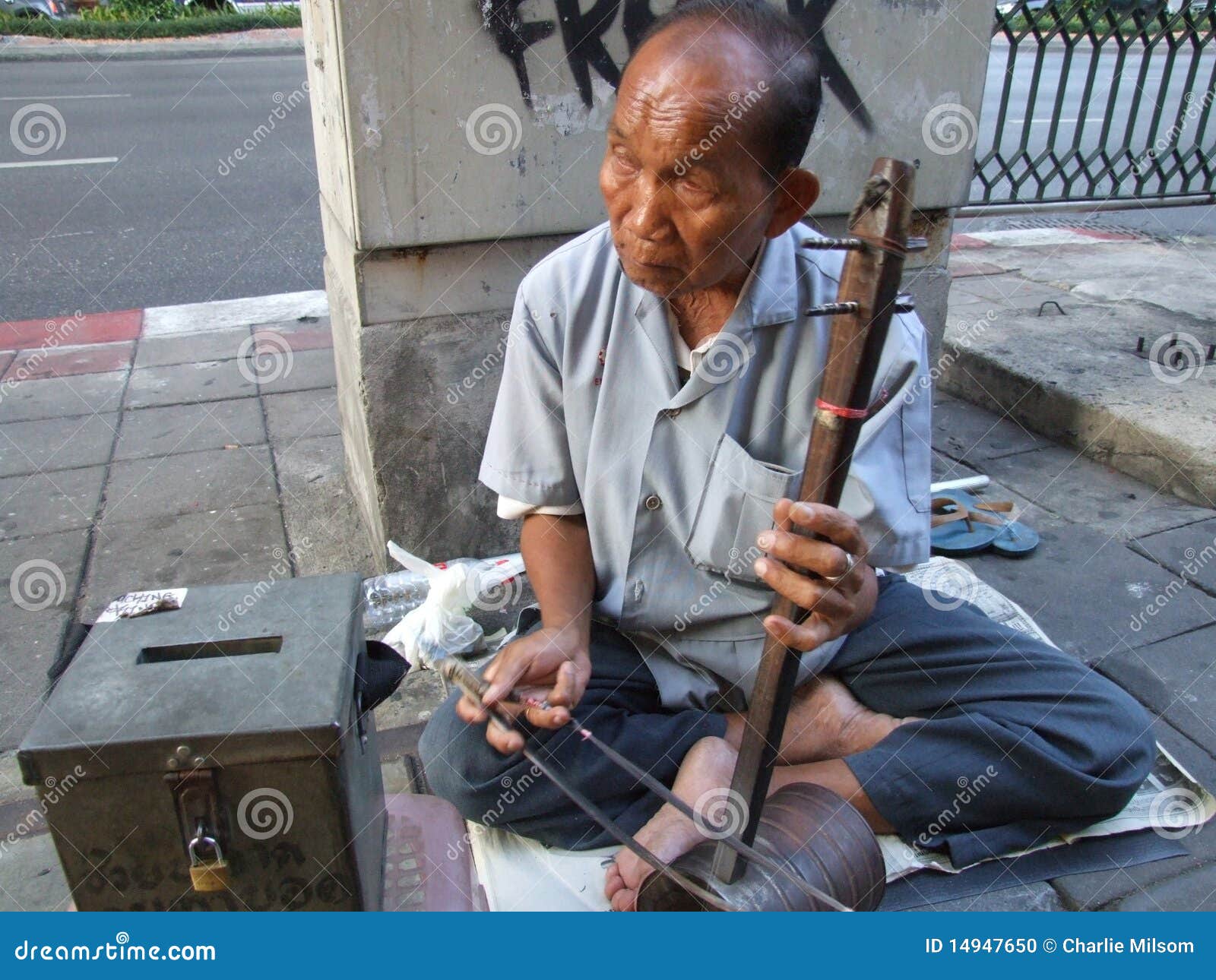 Old blind man, Thailand. editorial image. Image of india - 14947650