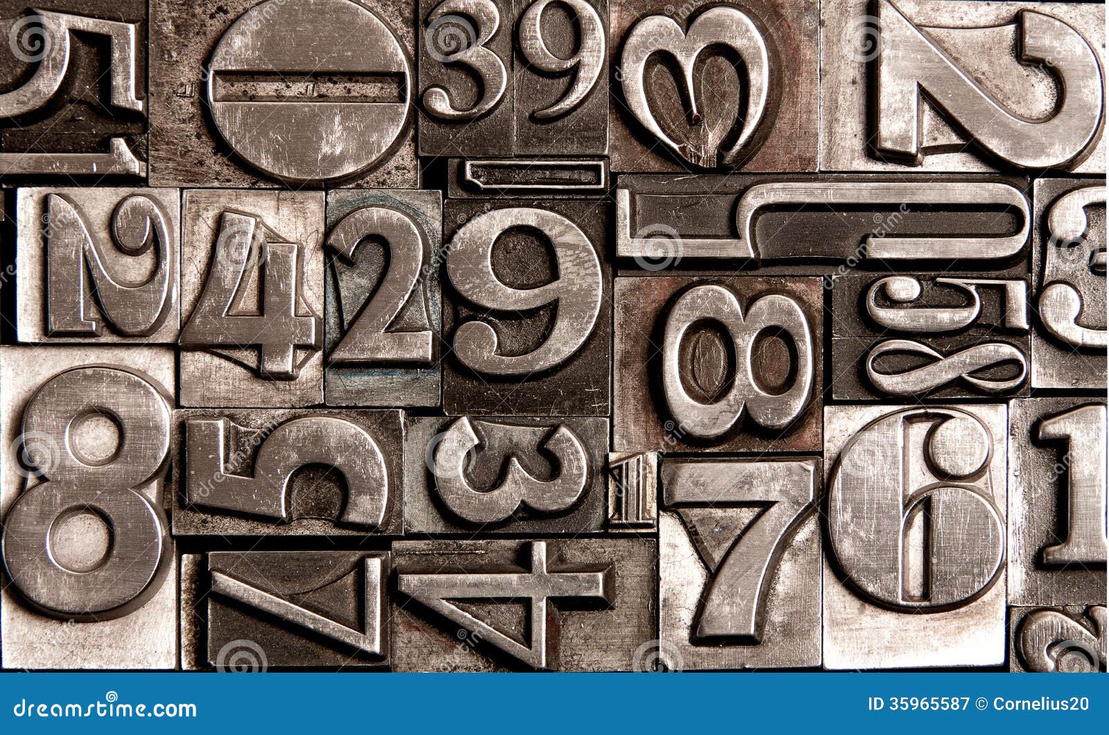 Old block numbers stock image. Image of text, character - 35965587