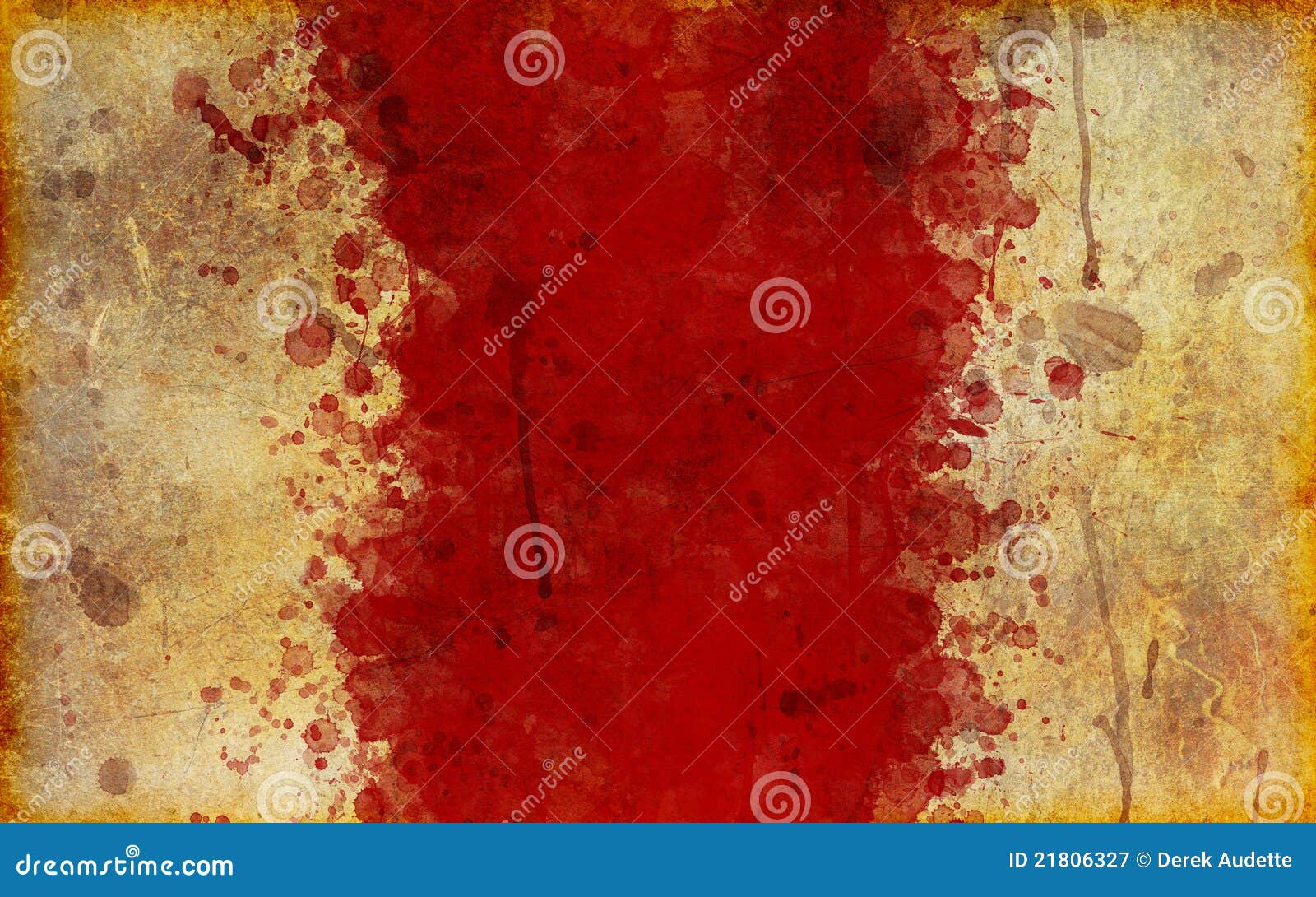 Blood Splattered Old Stained Parchment Stock Image | CartoonDealer.com ...