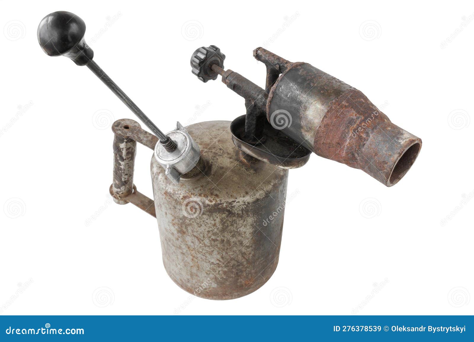 Old Blowtorch Isolated on White Stock Image - Image of flame, blowtorch ...