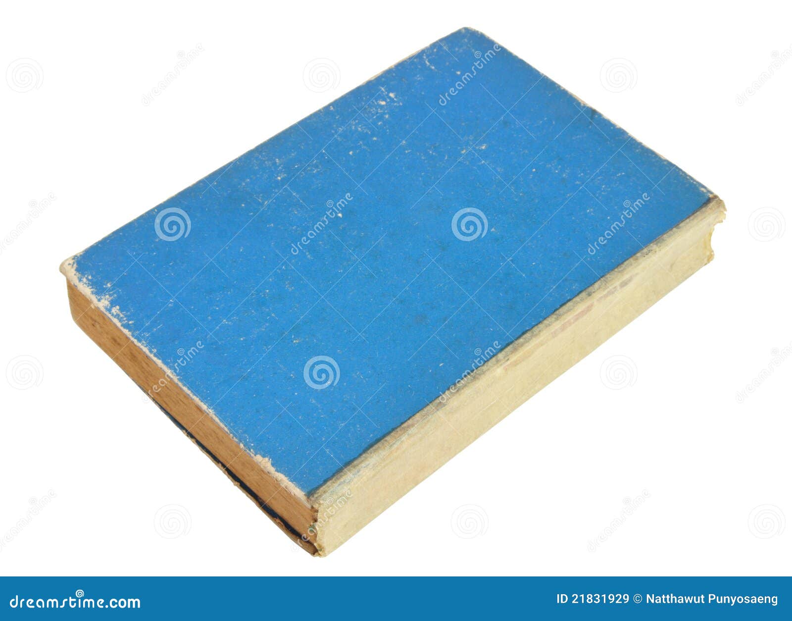 Old Blue Book Isolated on a White Stock Image - Image of cover ...