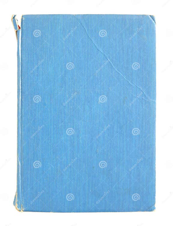 Old Blue Book Pages Isolated Stock Photo - Image of document, canvas ...