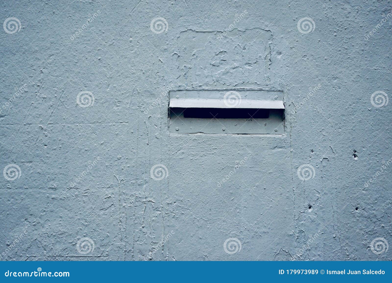 Old Blue Building Wall on the Street Stock Image - Image of street ...