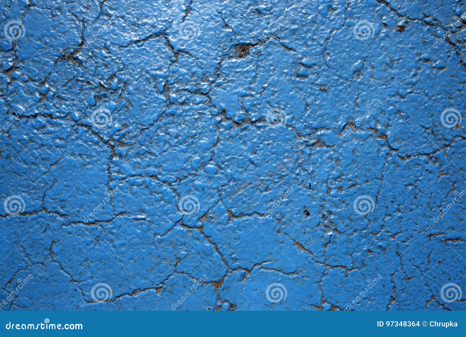 Old Blue Cracked Wall Texture Stock Photo - Image of home, material ...