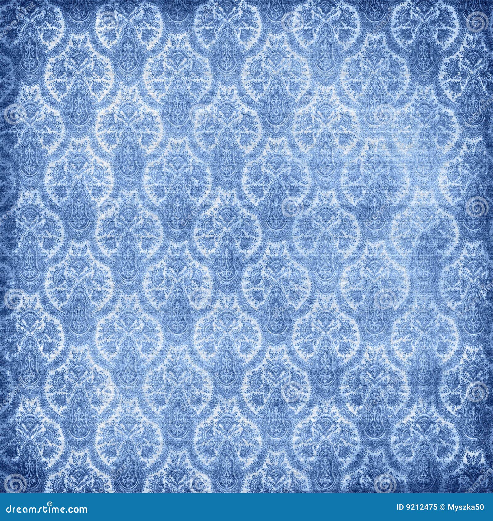 Old blue damask stock illustration. Illustration of abstract - 9212475