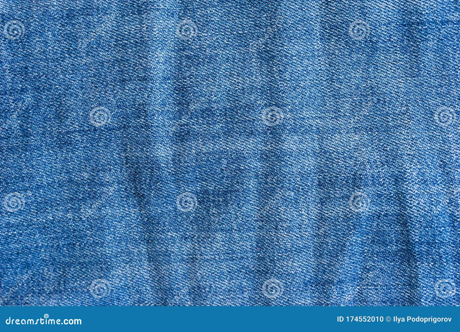 Old Blue Denim Fabric Background Texture Stock Photo - Image of fiber ...