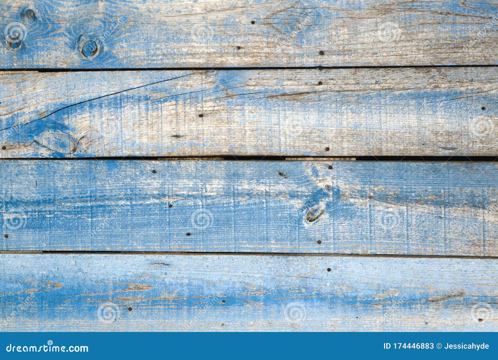 Old Blue Distressed Wooden Wall Stock Image - Image of door, hardwood ...