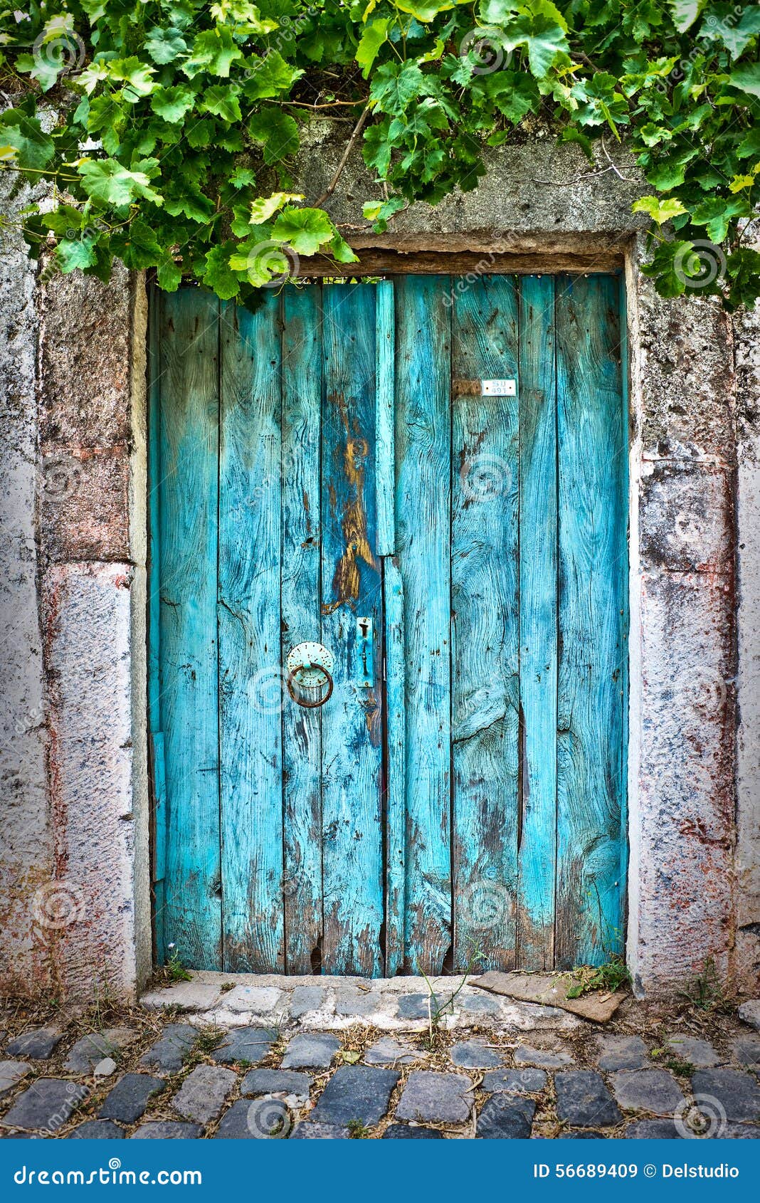 Old blue door stock image. Image of antique, countryside - 56689409