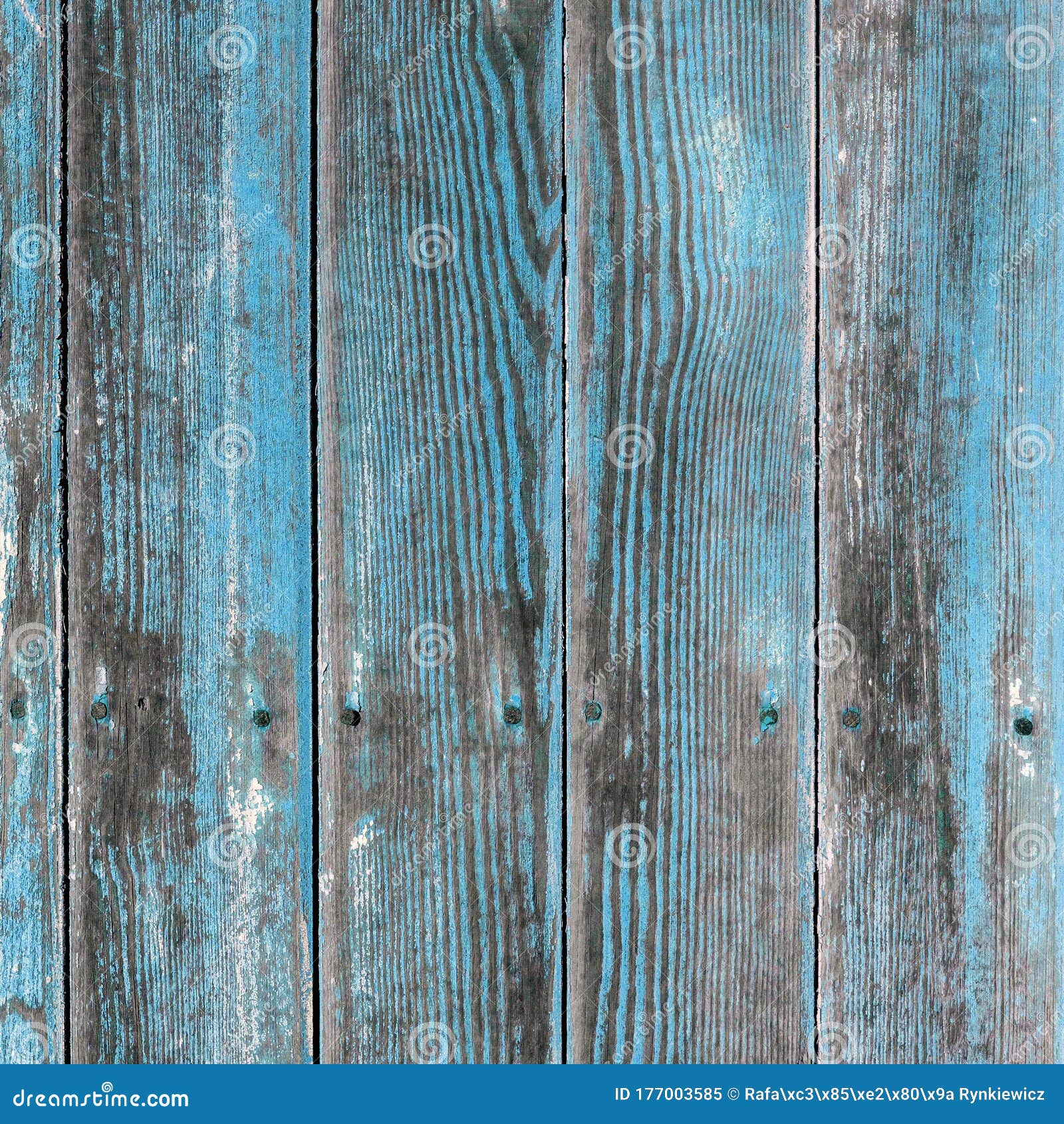 Old Blue Painted Board with Natural Patterns Stock Image - Image of ...