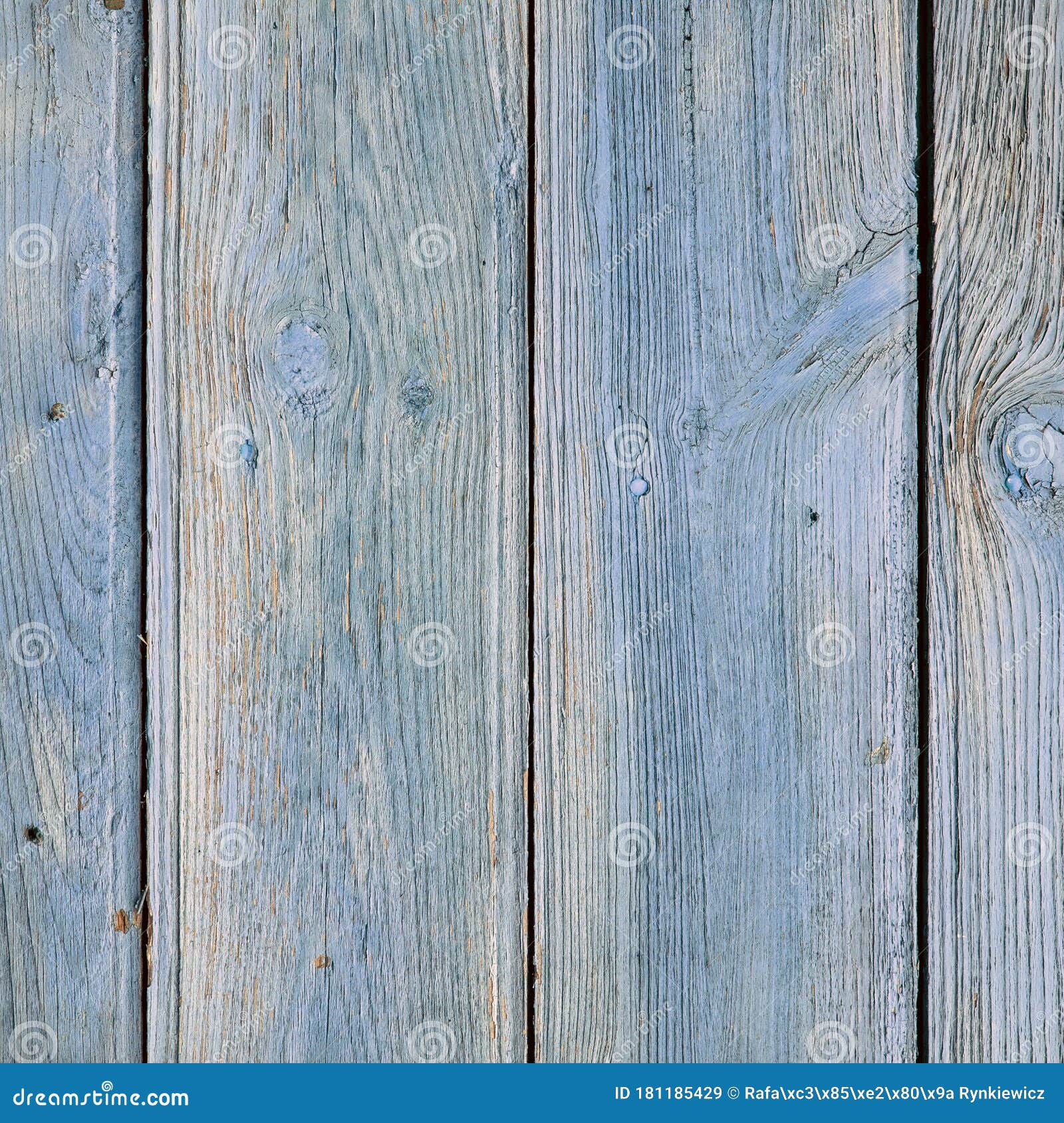Old Blue Painted Board with Natural Patterns Stock Image - Image of ...