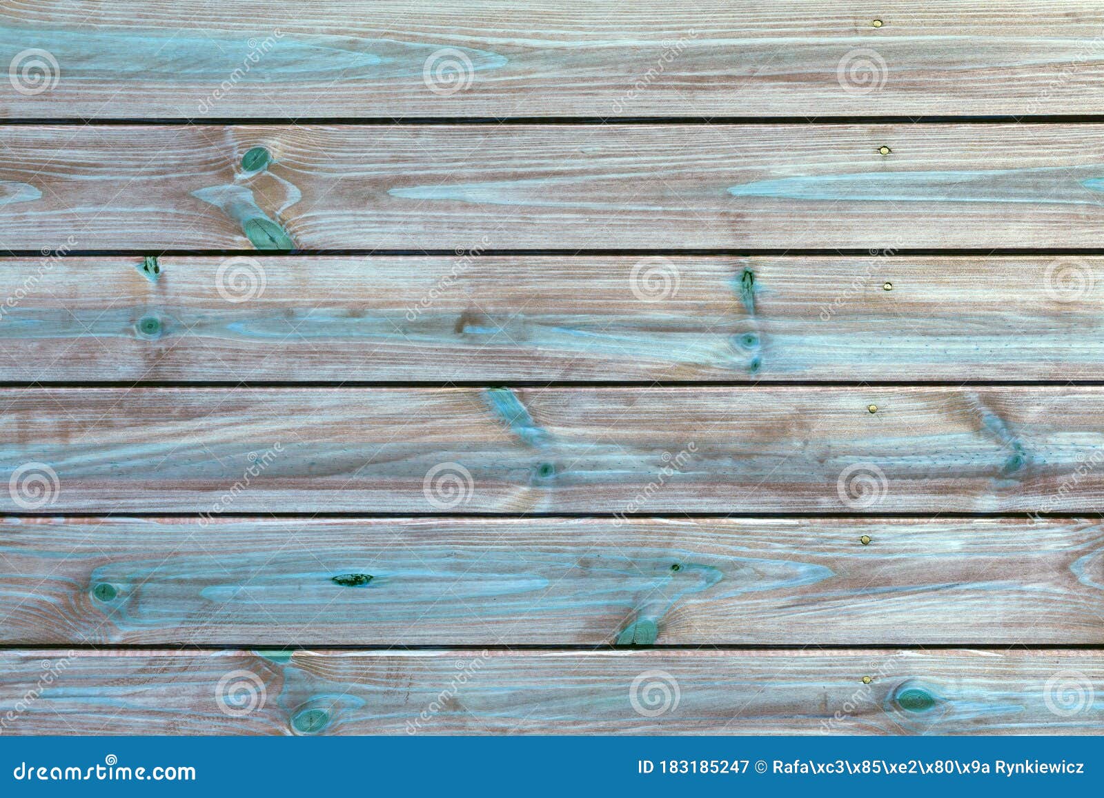 Old Blue Painted Board with Natural Patterns Stock Image - Image of ...