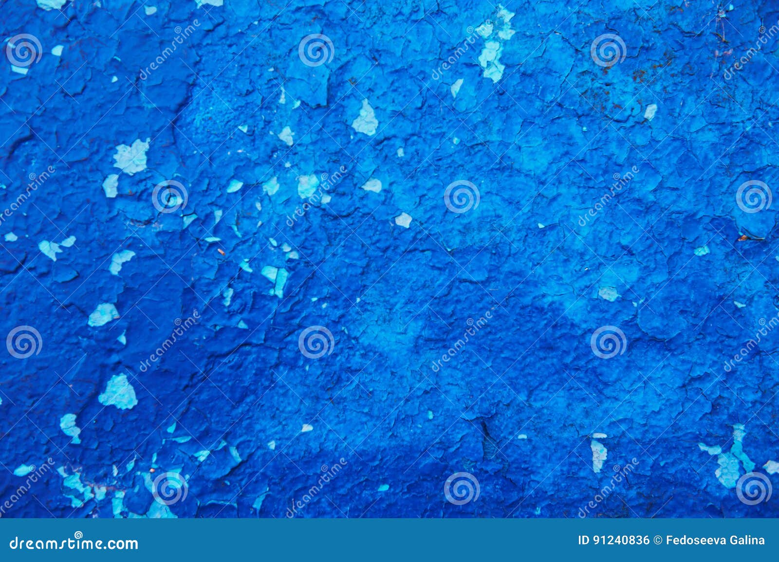 An Old Blue Plaster Texture Stock Photo - Image of paper, surface: 91240836