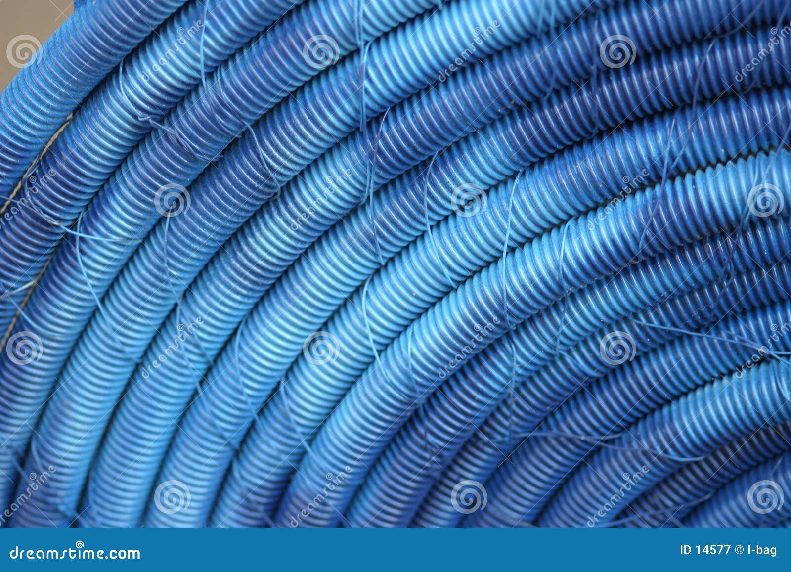 Old blue plastic hoses stock image. Image of pipe, hose - 14577