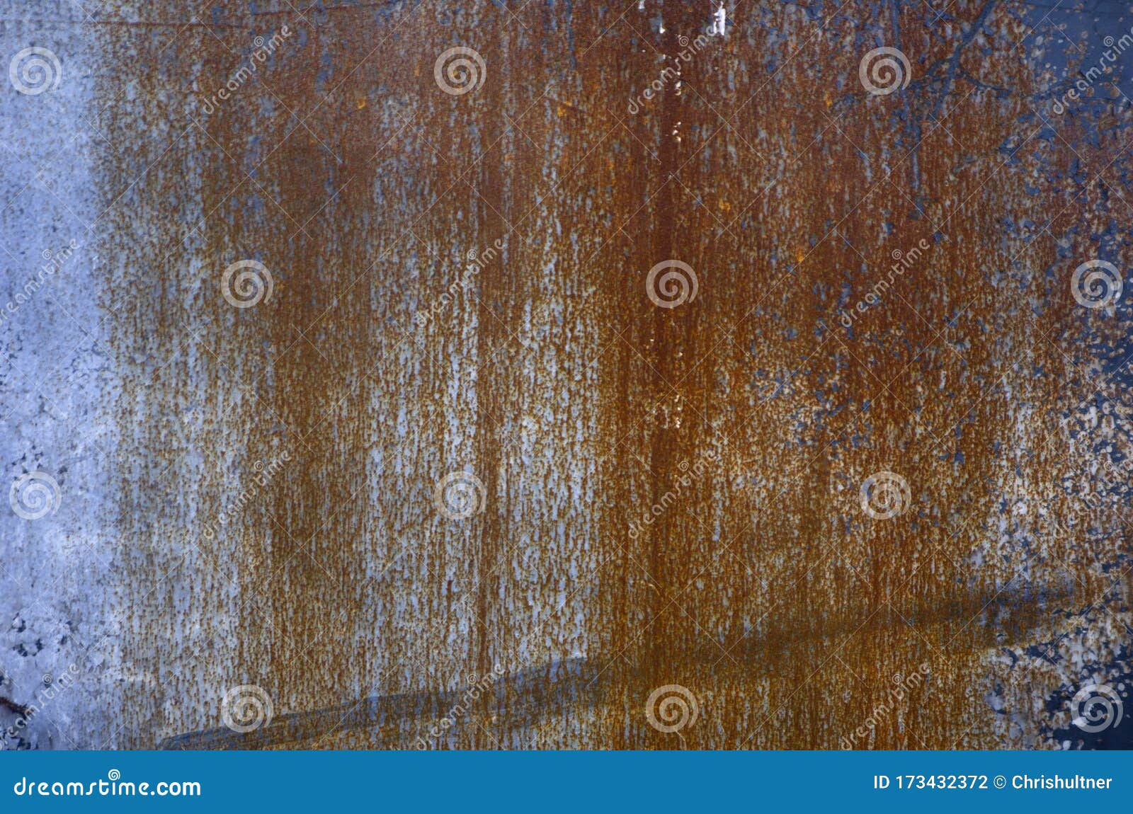 Blue Rusted Metal Textured Background Stock Photo - Image of detail ...