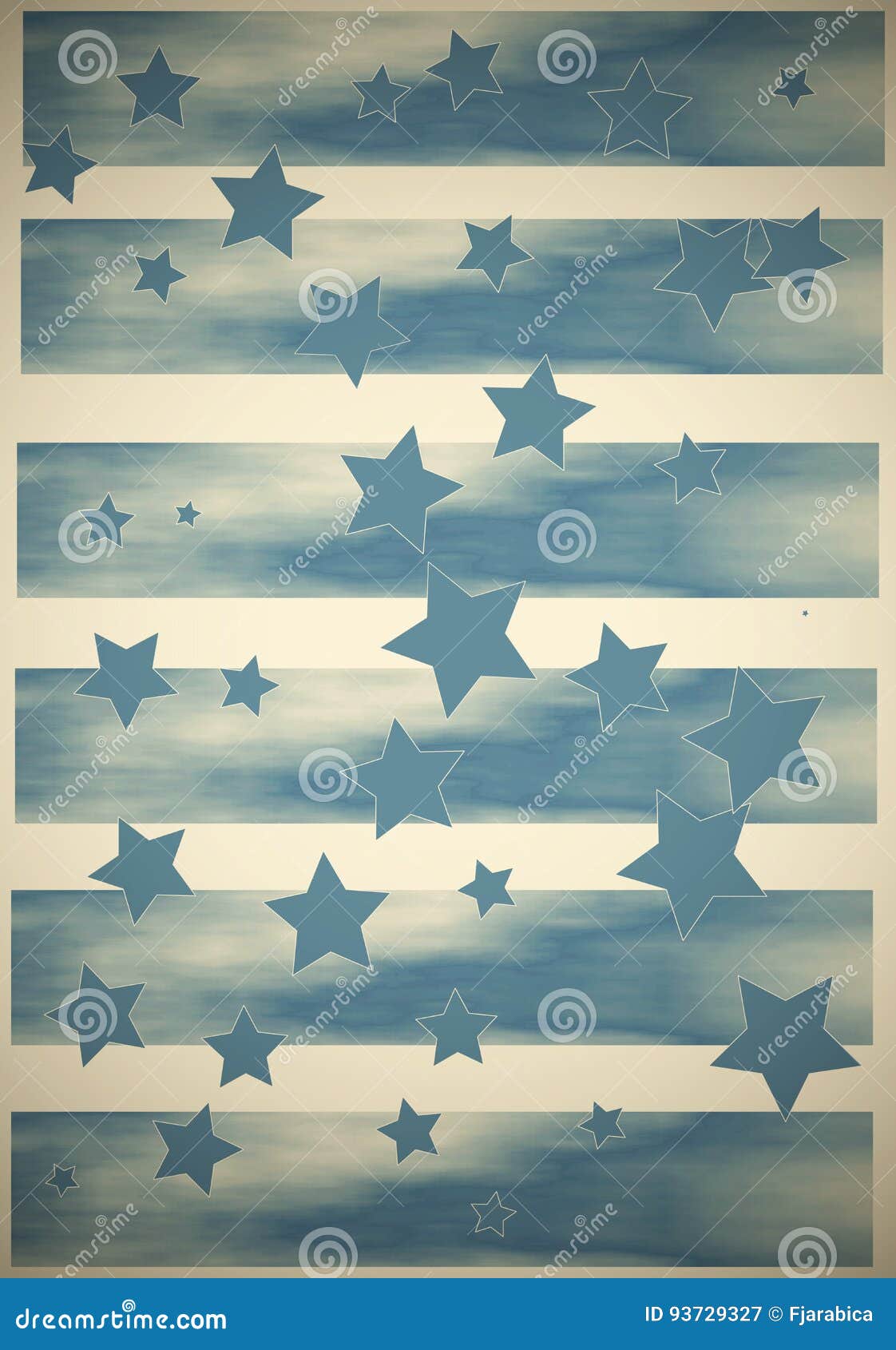 Old blue stars background stock illustration. Illustration of ...