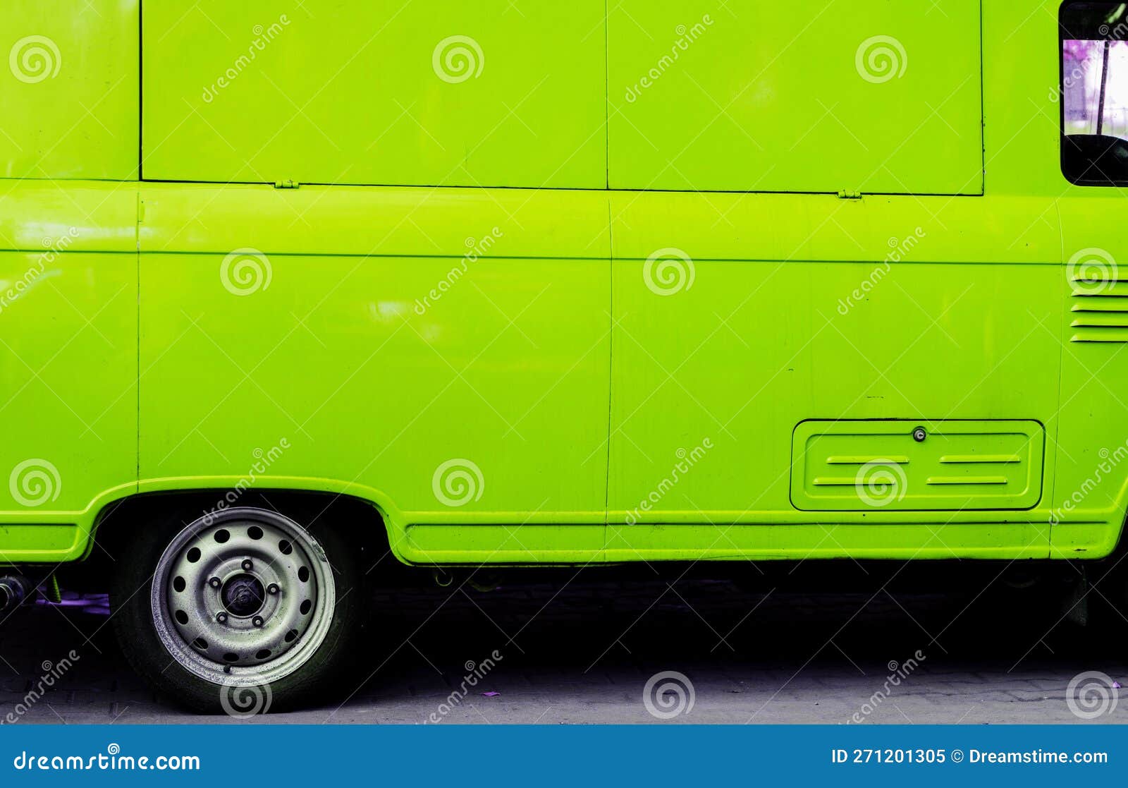 Old blue van stock image. Image of luxury, transportation - 271201305
