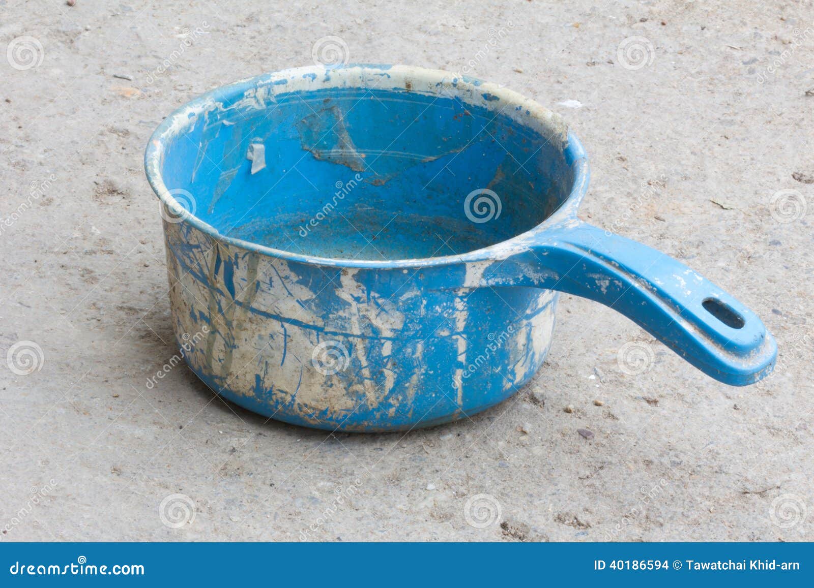 Old blue water dipper stock photo. Image of bathroom - 40186594