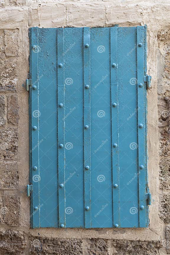 Old Blue Window stock image. Image of city, decorative - 29449853