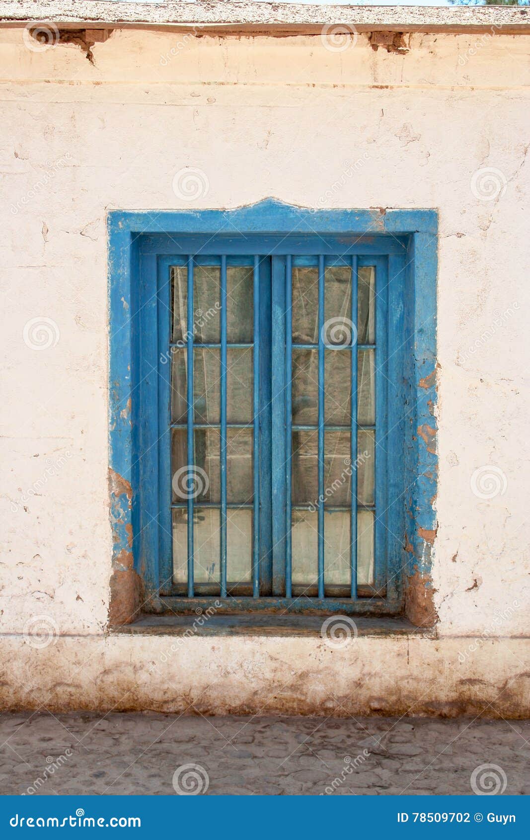 Old blue window stock photo. Image of apartment, broken - 78509702