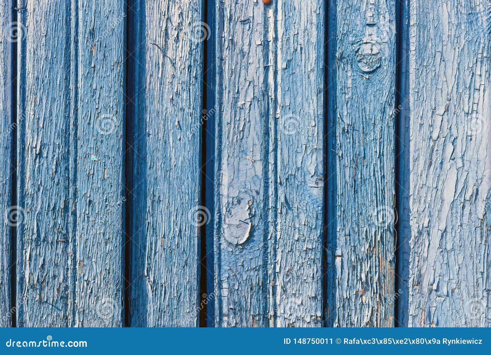 The Old Blue Wood Texture with Natural Patterns Stock Image - Image of ...