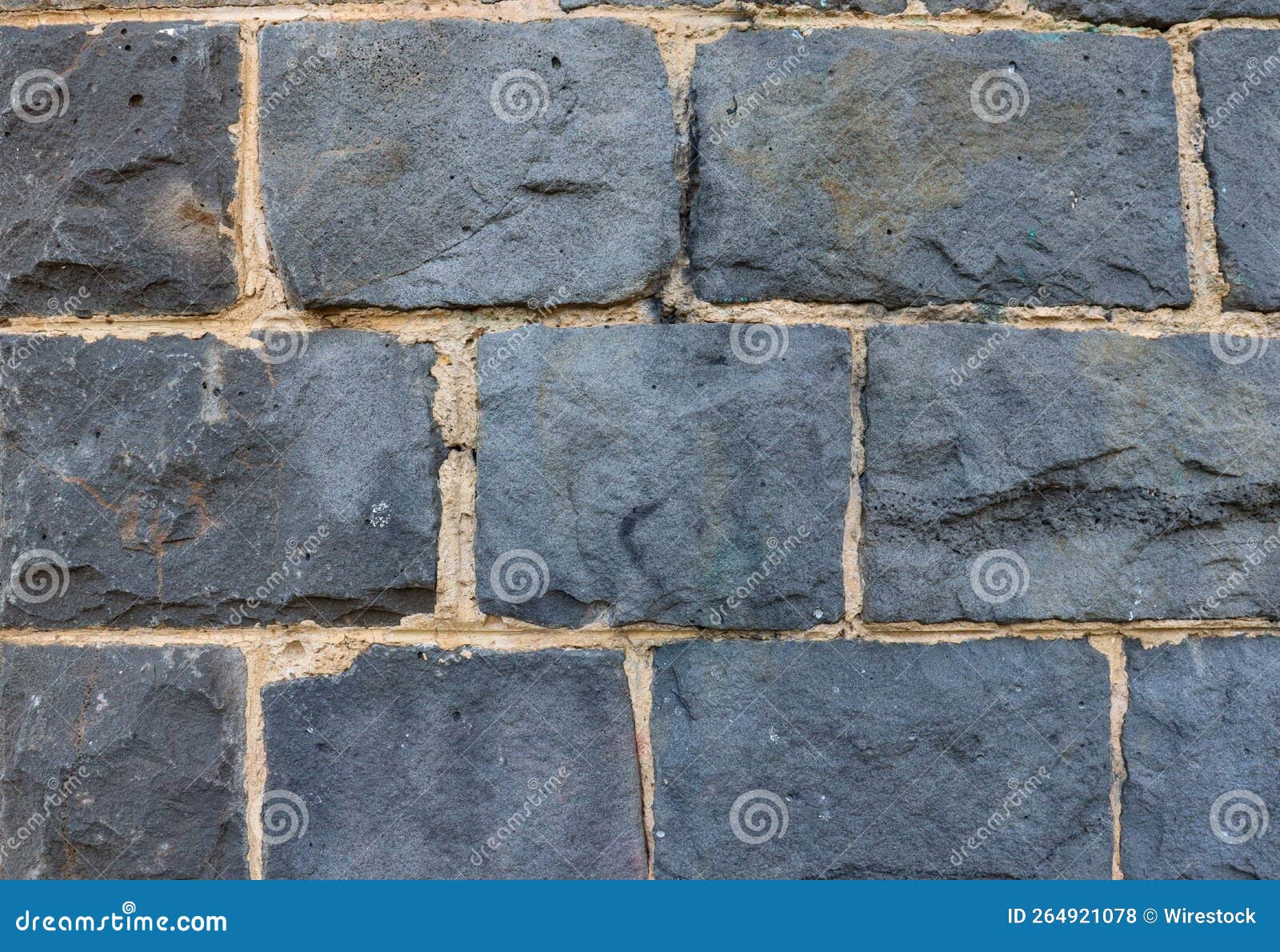 Old, Bluestone Brick Wall - Perfect for Wallpapers Stock Photo - Image ...