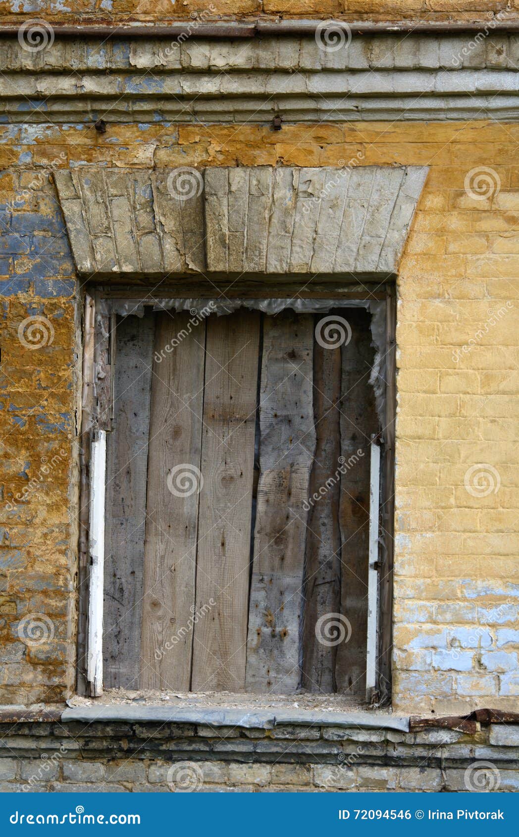 Old boarded window stock photo. Image of construction - 72094546