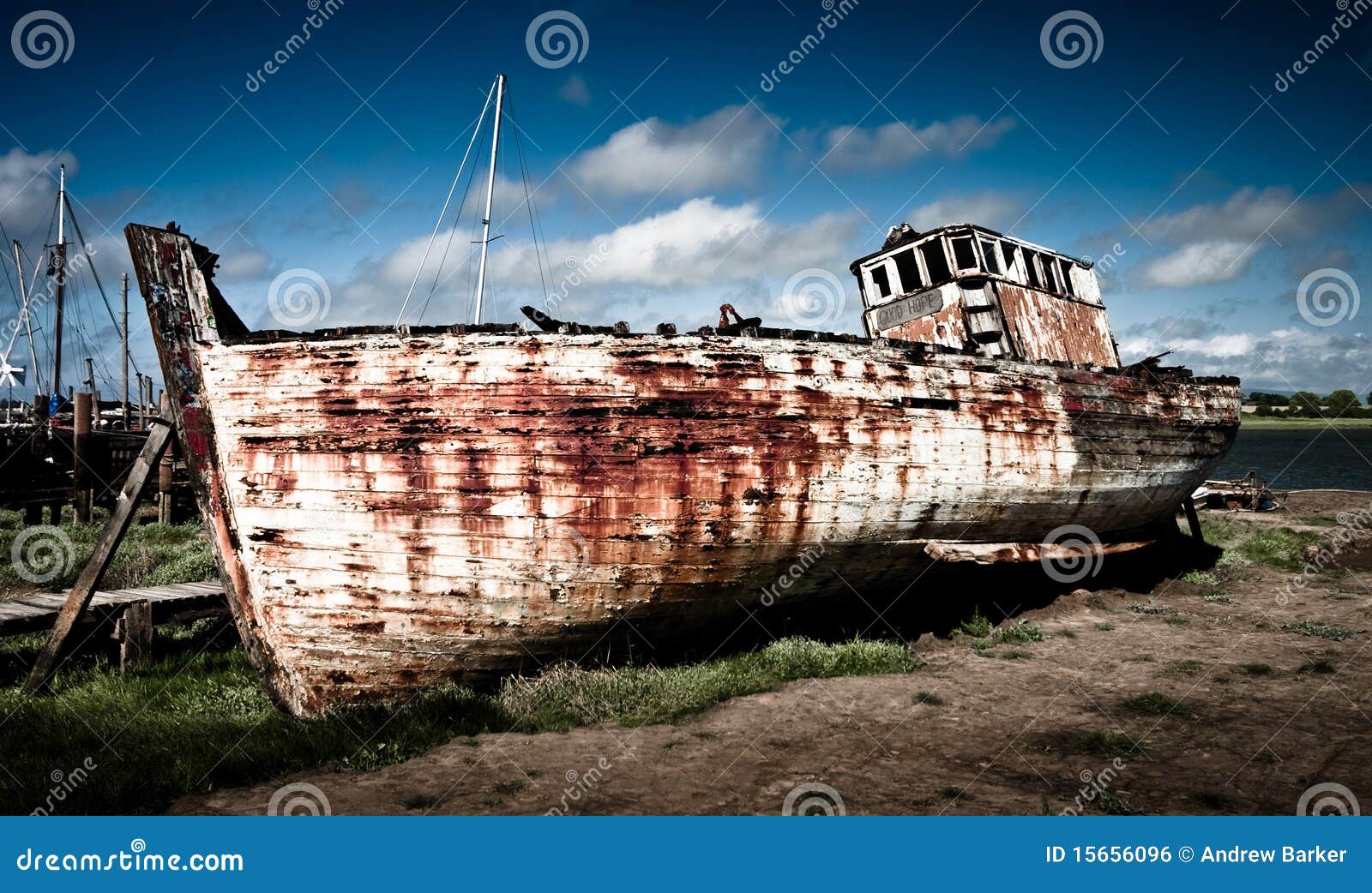 Old Boat stock photo. Image of creek, rusty, fishing - 15656096