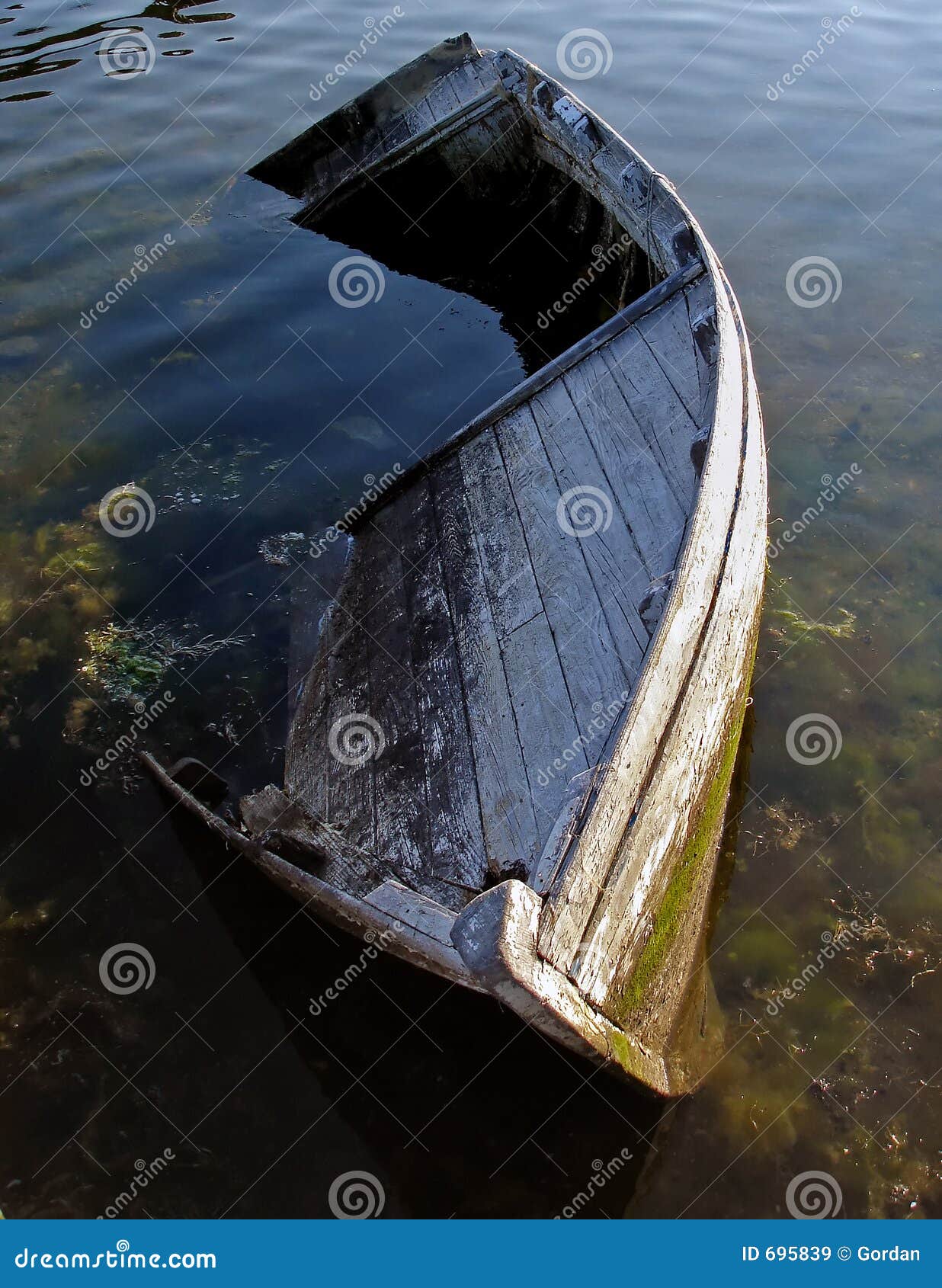 Old boat 2 stock image. Image of croatia, water, sunken - 695839