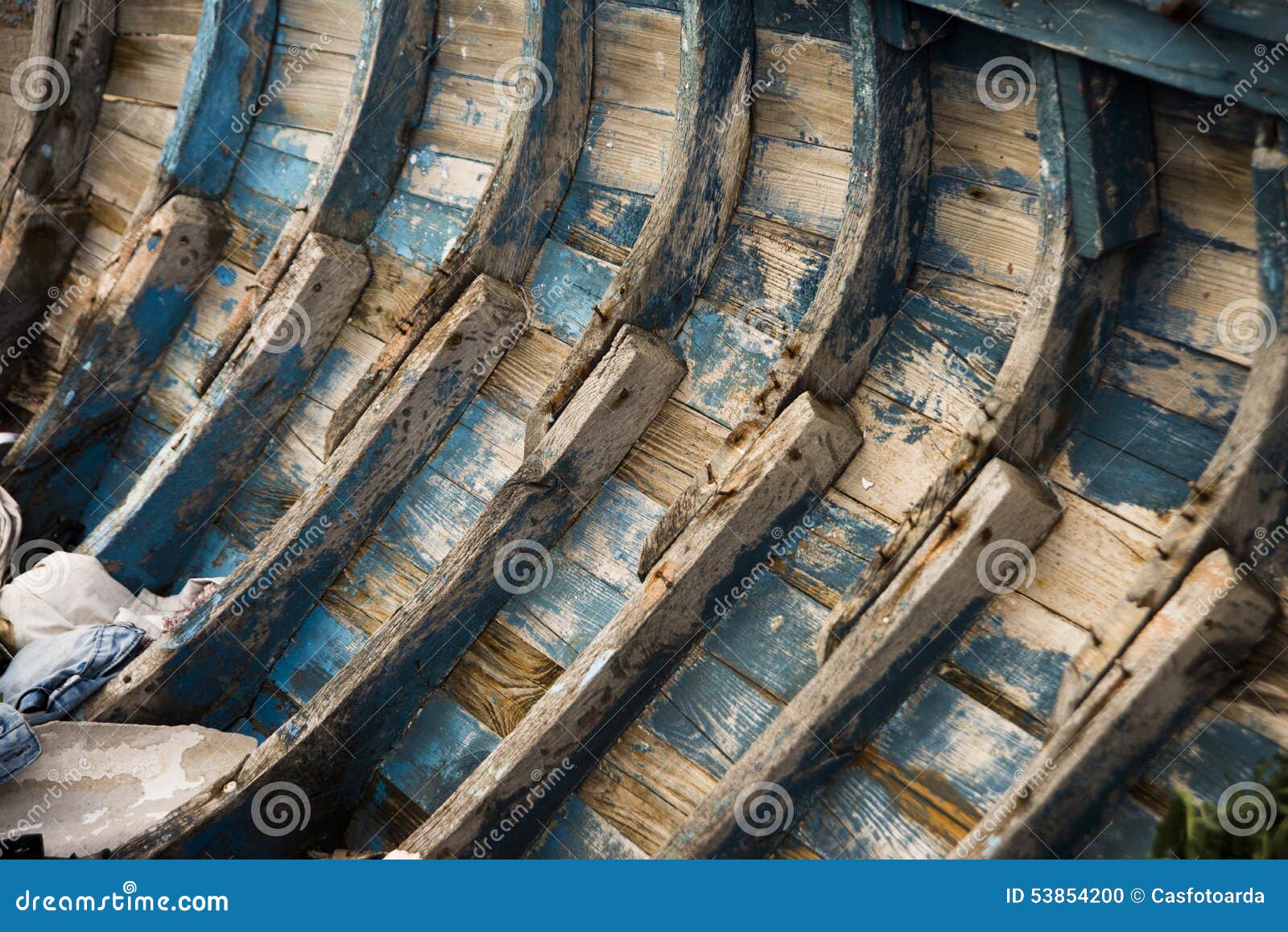 Old boat ribs stock photo. Image of ribs, shipping, repairing - 53854200