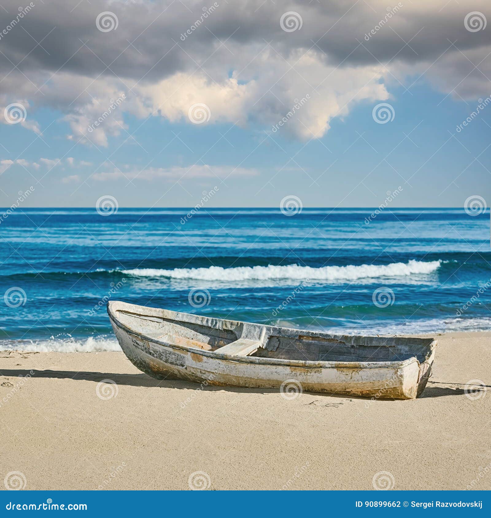 Old Boat on the Shore stock photo. Image of seabeach - 90899662