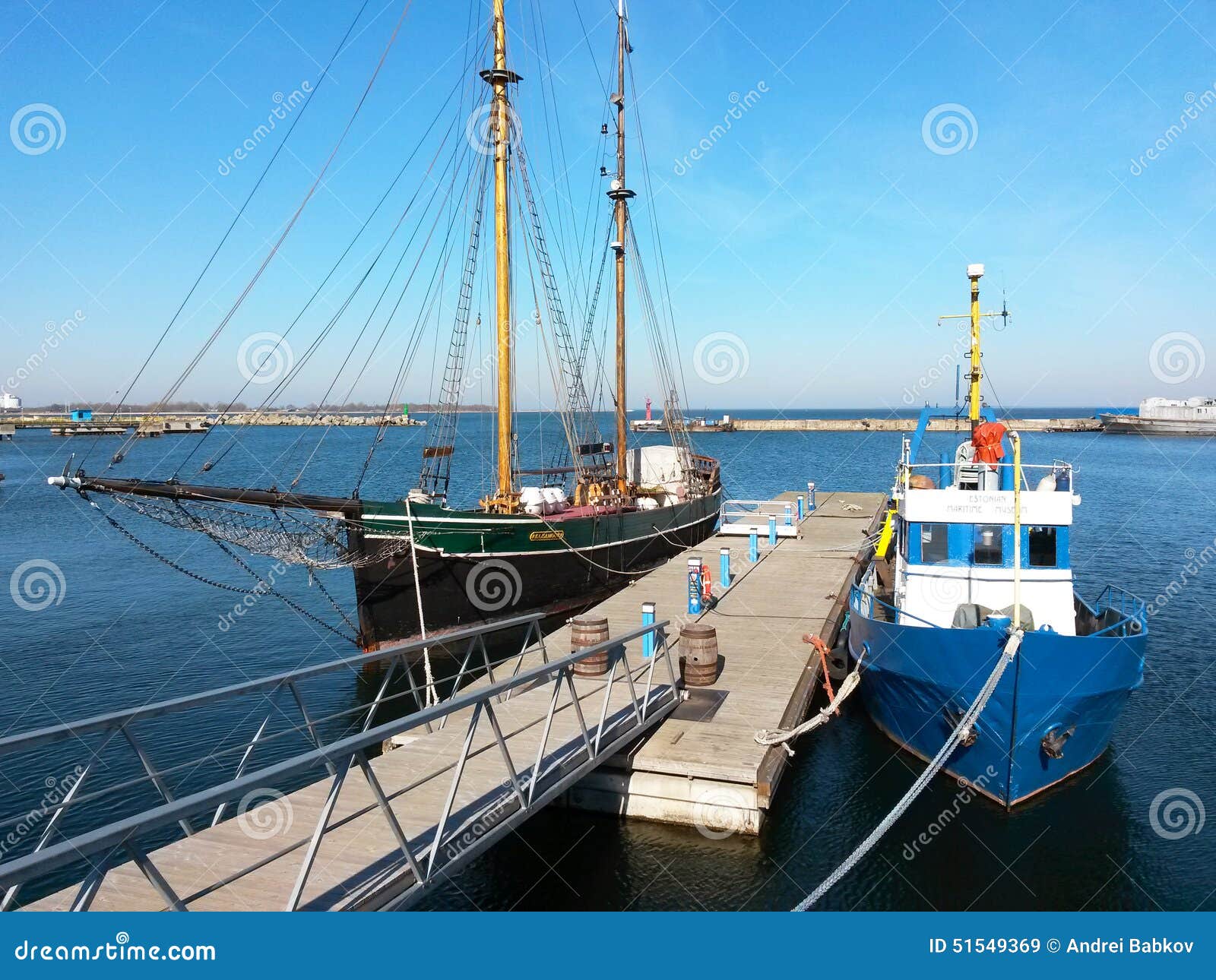 Old boats on dock editorial stock image. Image of border - 51549369
