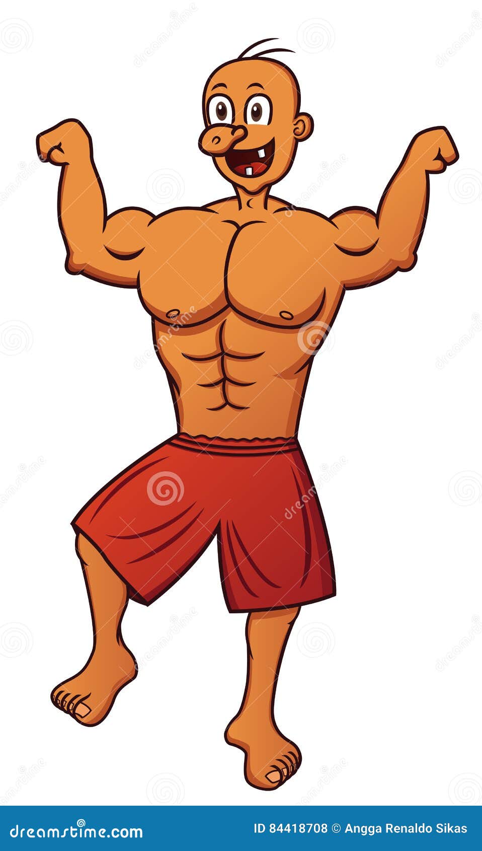 Bodybuilder Flexing Muscles Retro Vector Illustration | CartoonDealer ... Bodybuilder Flexing Muscles Retro Vector Illustration | CartoonDealer ...