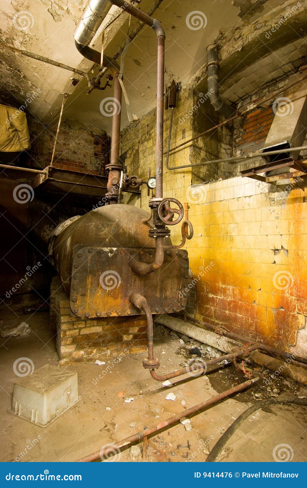 Old boiler stock photo. Image of plumbing, boiler, power - 9414476