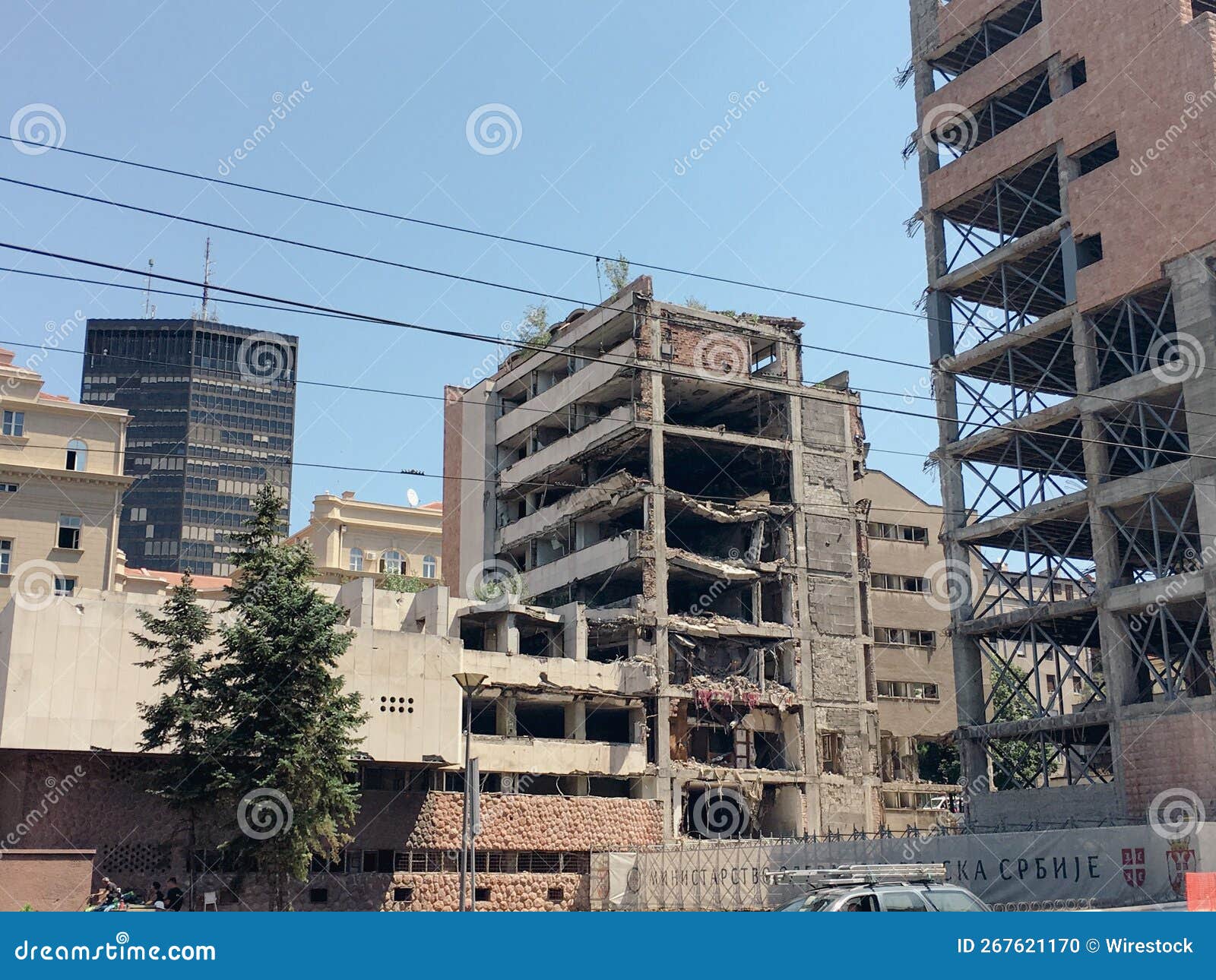 Old Bombed Building from Soviet Times Editorial Image - Image of bombed ...