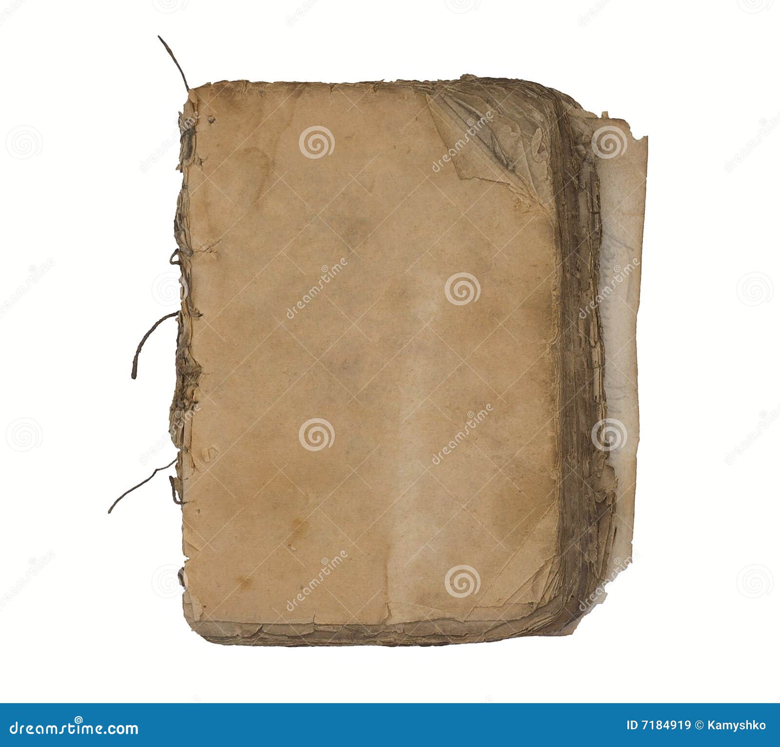 Old book with blank pages. stock image. Image of paper - 7184919