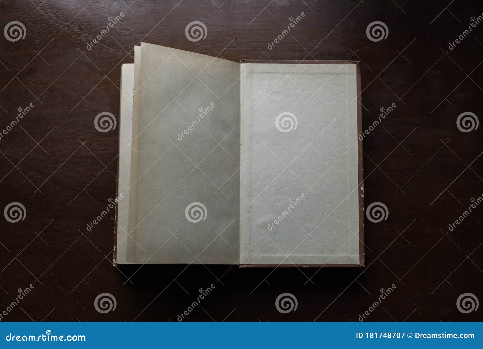 Old book in a wooden desk stock image. Image of learn - 181748707