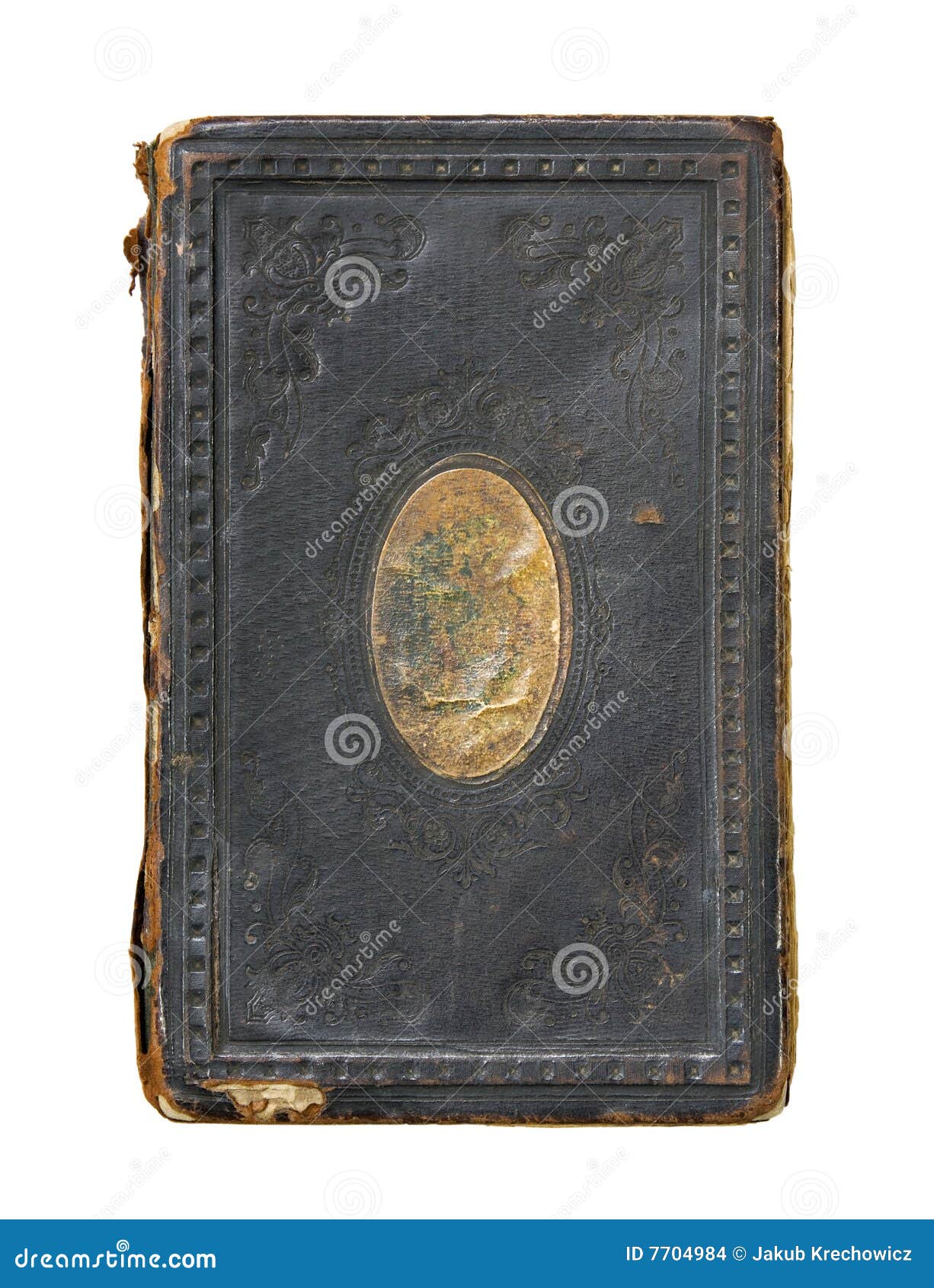 Old Book Cover stock photo. Image of isolated, damaged - 7704984