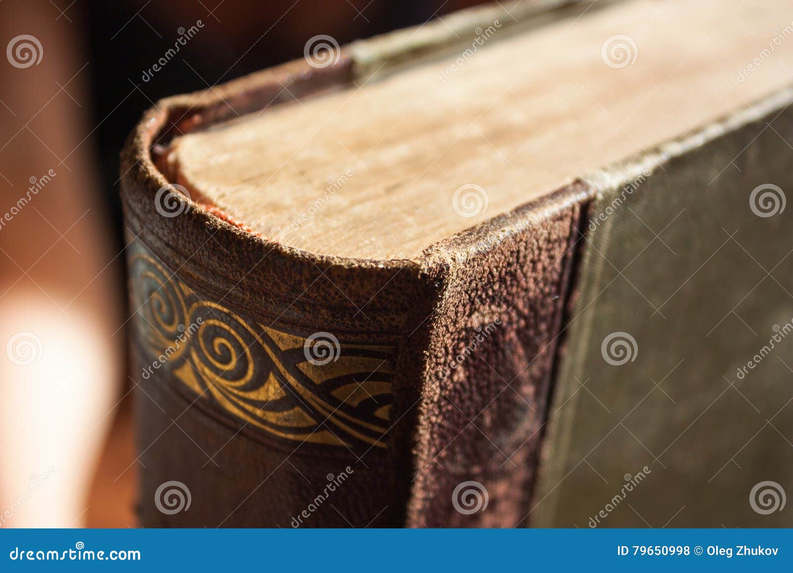 An Old Book with a Crumpled Sheet Stock Photo - Image of great ...