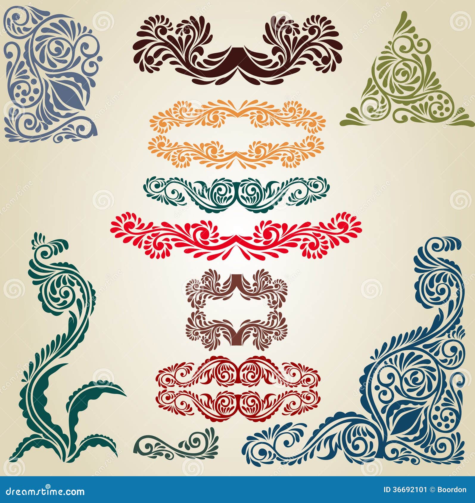 Old book element pattern stock vector. Illustration of abstract - 36692101