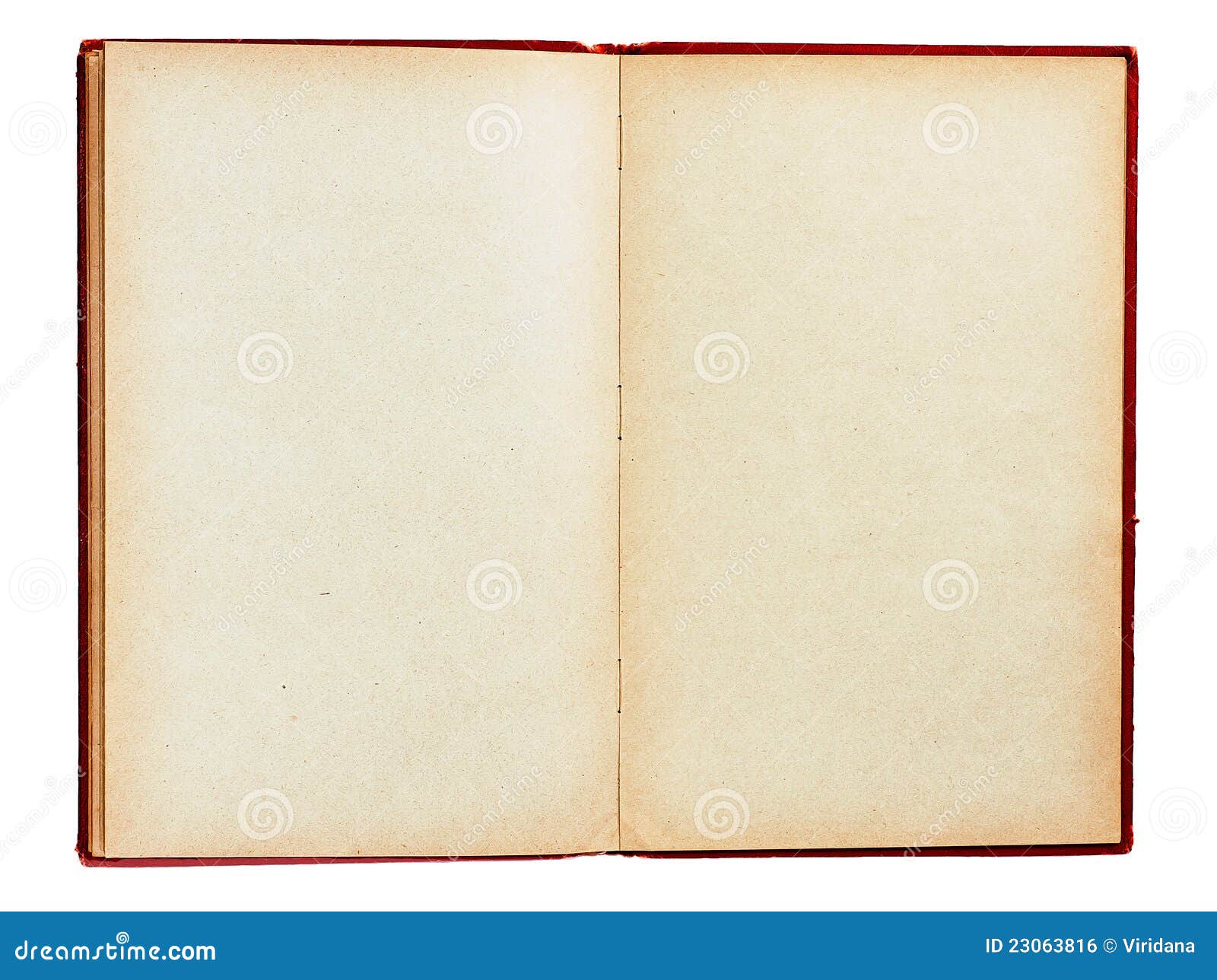 Old Book With Empty Pages Isolated Royalty Free Stock Image - Image ...