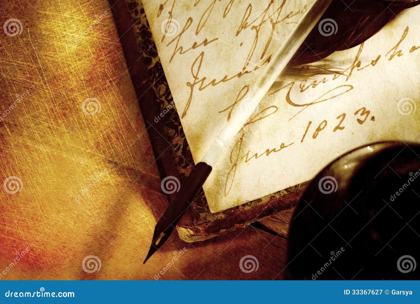 Old book with feather stock image. Image of ancient, knowledge - 33367627