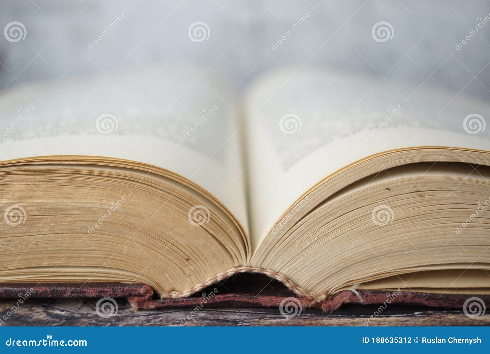 Old book stock photo. Image of ancient, wooden, table - 188635312